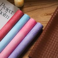China Florist Wrapping and Bouquet Packing Paper in Ink Dyed Texture with a Wide Range of Colors for sale