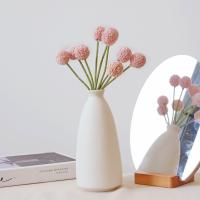 China Simulated flowers with a high-end and realistic feel, bundled with golden balls, hotel soft decoration flower materials, cross-border hot selling DIY flower bouquets, and fake flowers for sale