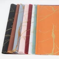 China Waterproof Hansunosa Golden Marble Bouquet Packing Paper for Fresh Flowers Florist Wrapping Shipping Time 30-45Days for sale