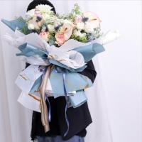 China Waterproof Hansunosa Golden Marble Bouquet Packing Paper for Fresh Flowers Florist Wrapping Shipping Time 30-45Days for sale