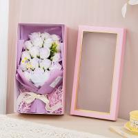 China 18-rose soap flower gift box, soap flower bouquet, Valentine's Day, Christmas gift, birthday small present, cross-border supply for sale