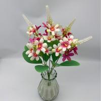 China 5-Fork Simulated Small Wild Chrysanthemum Plastic Flower Wedding Props Bouquet for sale