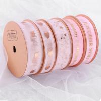 China 9cm/9m Pink Children's Day Ribbon Perfect for DIY Handheld Gifts Birthday Cake Decoration and Gift Box Strap for sale
