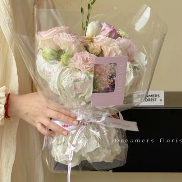 China 57*57cm Specialty Paper Graceful and Colorful Sydney Floral Packaging Paper Floral Flower for sale