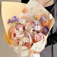 China 35*50cm Speacialty Paper Packaging The Ideal Choice For Eternal Night Star River Flower Arrangement for sale