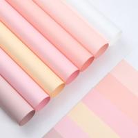China New Tide Paper Thick Matte Film Floral Flower Packaging Paper for sale