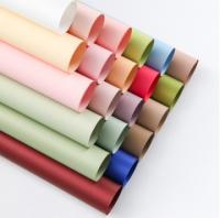 China New Tide Paper Thick Matte Film Floral Flower Packaging Paper for sale