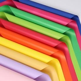 China Dual Color Dopamine Floral Flower Packaging Paper Double Sided BOPP in Many Colors for sale