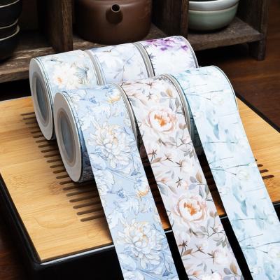 China Chinese Style Ink Baked Cakes Ribbon with Eco-friendly Gift Packaging Flower Bouquets and Extinction Ribbon for sale