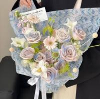 China Bouquet Packing Paper Floral Art Flower Packaging Paper from the Blooming Flower Era Shipping Time 30-45 Days for sale
