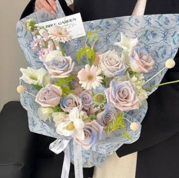 China Bouquet Packing Paper Floral Art Flower Packaging Paper from the Blooming Flower Era Shipping Time 30-45 Days for sale