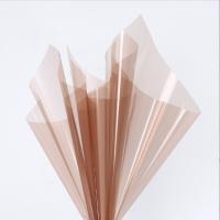 China Thickened Dust-proof Jelly Film Paper Colored Semi-transparent Cellophane for Waterproof Florist Wrapping 58*58cm Size for sale