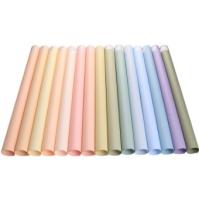 China 57*57cm Macaron Extra Thick Pearl Film Floral Flower Packaging Paper with Many Colors for sale