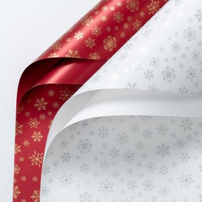 China Waterproof Oya Paper for Florist Wrapping Christmas Eve Apple Bouquet Wrapping Paper for sale