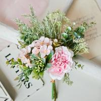 China Simulated flower daisy bouquet bottle, hand tied flower table, bundle fake flowers, photography props, cross-border hot selling silk flowers for sale