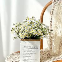 China Ins Chamomile Simulation Flower Bundle Daisy Fake Flower Living Room Decoration Table Flower Bouquet Photography Props for sale