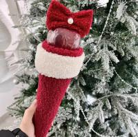 China Christmas bouquet, Christmas Eve single bow apple cone bouquet, handmade diy material package, Christmas gift for sale