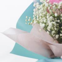 China Florist Wrapping Solid Color Foldable Flower Wrapping Paper Bouquet Packing Paper for Fashionable Packaging for sale