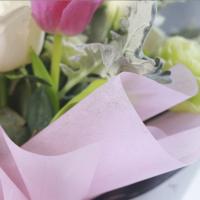 China Florist Wrapping Solid Color Foldable Flower Wrapping Paper Bouquet Packing Paper for Fashionable Packaging for sale