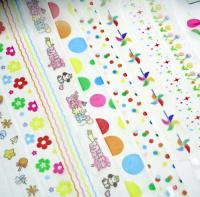 China International Children's Day Cartoon Mesh Ribbon Heat Transfer Snow Ribbon Gift Hand Ribbon Ribbon Handmade Gift Bag for sale