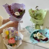 China Flower Festival Leaf Texture Flower Packaging Paper in Many Colors for sale