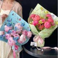 China Flower Festival Leaf Texture Flower Packaging Paper in Many Colors for sale