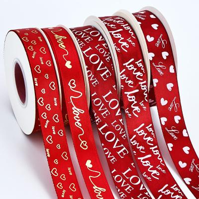 China High Tenacity Cartoon Mesh Ribbon Heat Transfer Snow Ribbon Handmade Gift Bag in Pink for International Children's Day for sale