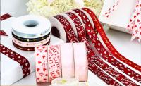 China High Tenacity Cartoon Mesh Ribbon Heat Transfer Snow Ribbon Handmade Gift Bag in Pink for International Children's Day for sale