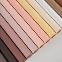 China 57*57cm Matte Frosted Floral Flower Wrapping Paper BOPP for Products for sale