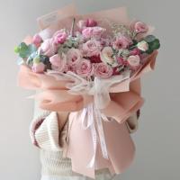 China Flower Art and Solid-color First Love Paper The Perfect Combination for Qixi Festival Valentine's Day Gift for sale