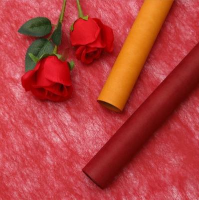 China Flower Wrapping Paper for Fashionable Packaging 58*58cm Decorative Roll Milk Cotton Inner Lining Floral Materials Gift Box for sale