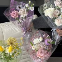 China Gilded Yarn Colored Hollow Mesh Floral Flower Packaging Paper with Many Colors Specialty Paper for sale