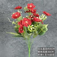 China Simulated Flower Pearl Chrysanthemum Bundle Small Daisy Wedding Home Decoration Cross border Fake Flower Ornament Wholesale Arrangement for sale