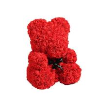China Everlasting flower rose Bear birthday gift, 520 Valentine's Day gift, everlasting flower bear products, rose bear for sale