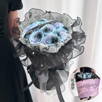 China Wholesale of plum flower jam soap bouquets, Teachers' Day and Valentine's Day gifts, birthday gifts, preserved flowers and rose bouquets for sale