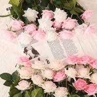 China Simulated Flower Texture Moisturizing Rose Wedding Decoration Home Living Room Decoration Silk Flower Fake Flower Rose for sale