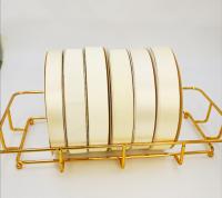 China Super Large Plate Beige Series Ribbon for DIY Crafts Colorful Birthday Cake Packaging and Flower Bouquet Gift Wrapping for sale