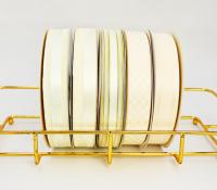 China Super Large Plate Beige Series Ribbon for DIY Crafts Colorful Birthday Cake Packaging and Flower Bouquet Gift Wrapping for sale