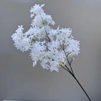 China Simulated flower cross, cherry blossom, lilac bouquet, wedding hall flower arrangement, fake flower landscaping for sale