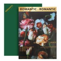 China 57*57cm Speacialty Paper Oil Painting Style Hot Stamping Waterproof Floral Flower Wrapping Paper for sale