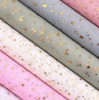 China Starry Moon Candy DIY Floral Flower Packaging Paper 57*57cm Florist Wrapping for sale