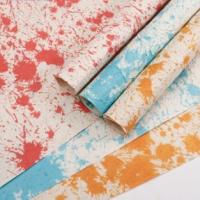 China Inkjet Handmade Dongba Paper Floral Flower Packaging Paper for Bouquet Packing in Many Colors for sale