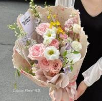 China Inkjet Handmade Dongba Paper Floral Flower Packaging Paper for Bouquet Packing in Many Colors for sale