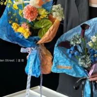 China Partysu Colorful Ink Wash Dyeing Waterproof Floral Flower Packaging Paper Shipping Time 30-45 Days for sale