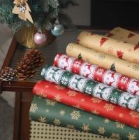 China Christmas Tree Flower Packaging Paper Kraft Paper in Many Colors for DIY Arrangement for sale