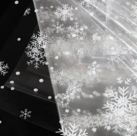 China Partysu Transparent Snow Glass Waterproof Floral Flower Packaging Paper Shipping Time 30-45 Days for sale