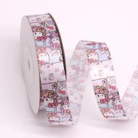 China Polyester Sanrio Cartoon Cute Pattern Ribbon for DIY Crafts Perfect Student Gift Box Packaging Ribbon for sale