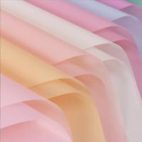China Flower Wrapping Paper Matte Waterproof Semi-Transparent Floral Packaging Materials in Many Colors for sale