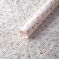 China Butterfly Printed Snow Pear Paper , Many Colors Flower Wrapping Paper for sale