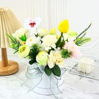 China Mixed soap flower hug bucket bouquet, graduation season, Teachers' Day, Mother's Day gift, soap flower bouquet gift box, cross-border for sale